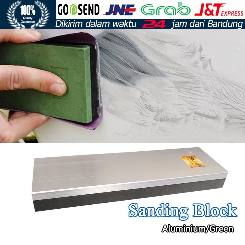 Jual Sanding block sponge abrasive foam wet dry polishing sandpaper ...