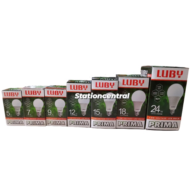 Jual Lampu LED LUBY Prima 5W, 7W, 9W, 12W, 15W, 18W dan 24W LED BULB ...