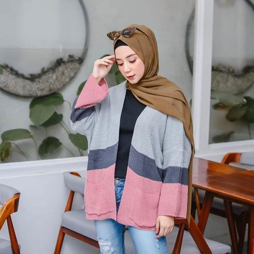 Jual CAMEROON CARDIGAN RAJUT OVERSIZE TEBAL OUTER KNIT KOREA POLET WANITA | Shopee Indonesia