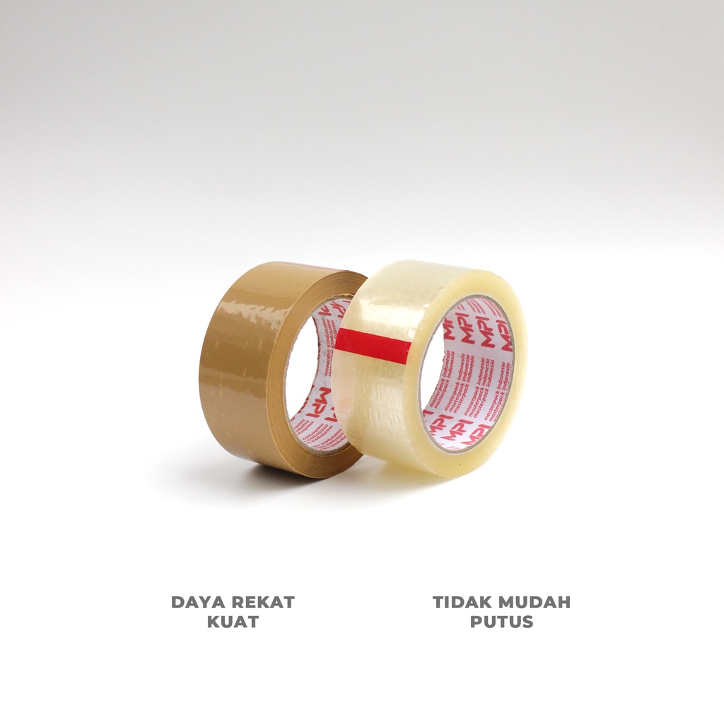 Jual Lakban Bening - Lakban Cokelat 45 mm x 80 Yard Master Pack ...