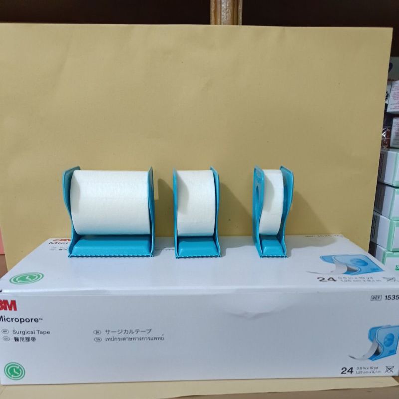 Jual Micropore / 3M / plester putih pembalut luka / roll ecer | Shopee ...