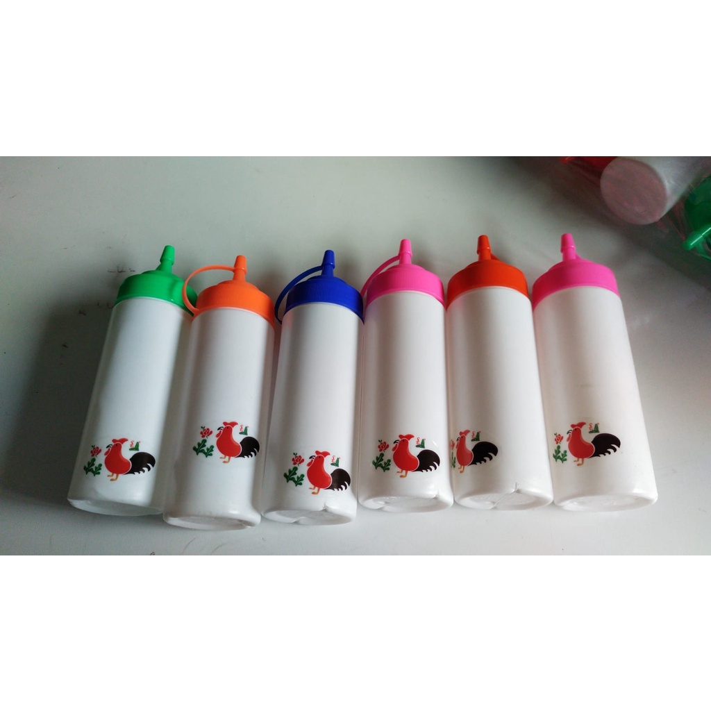 Jual Tempat Botol Saus dan kecap / botol saos sambel 350ml | Shopee ...