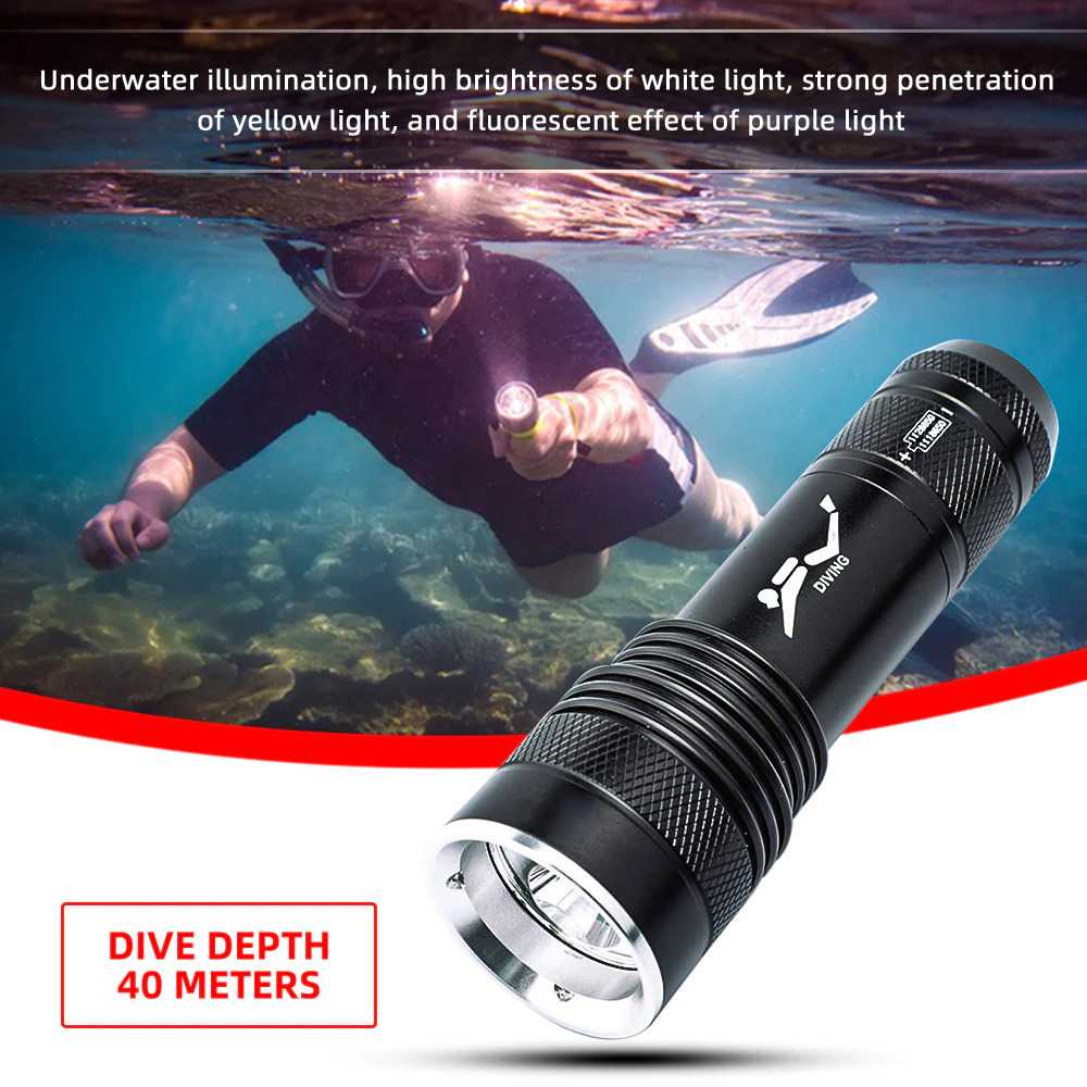 Jual Senter LED Diving Senter Selam Dengan Warna Cool White dan Warm ...