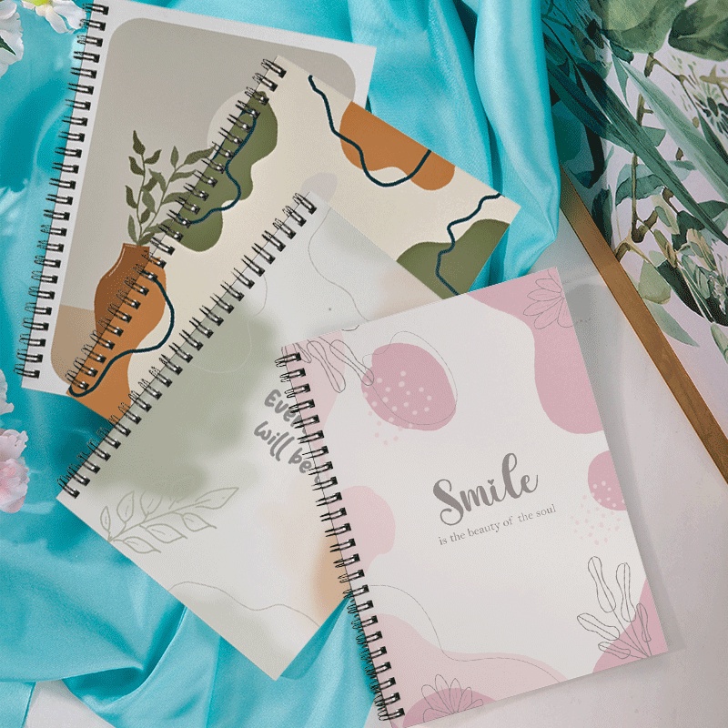 Jual Notebook Spiral A5 Aesthetic 100 Halaman Buku Tulis Catatan ...