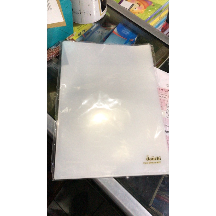 Jual Clear Sleeve/ Map L Folder One Putih A4/F4 12Pcs/Pak | Shopee ...