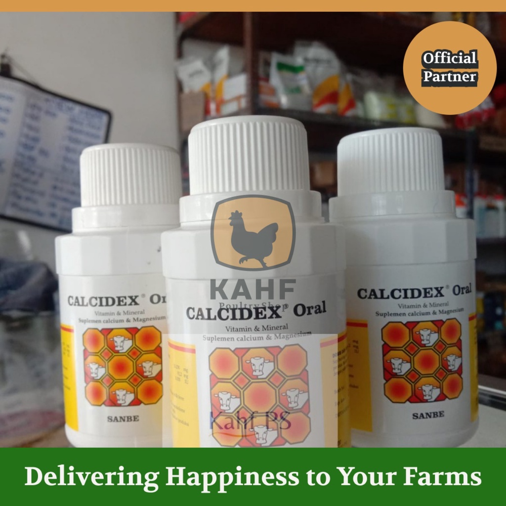 Jual Calcidex Oral 100 ml - Obat Milk Fever Sapi Lumpuh Defisiansi ...