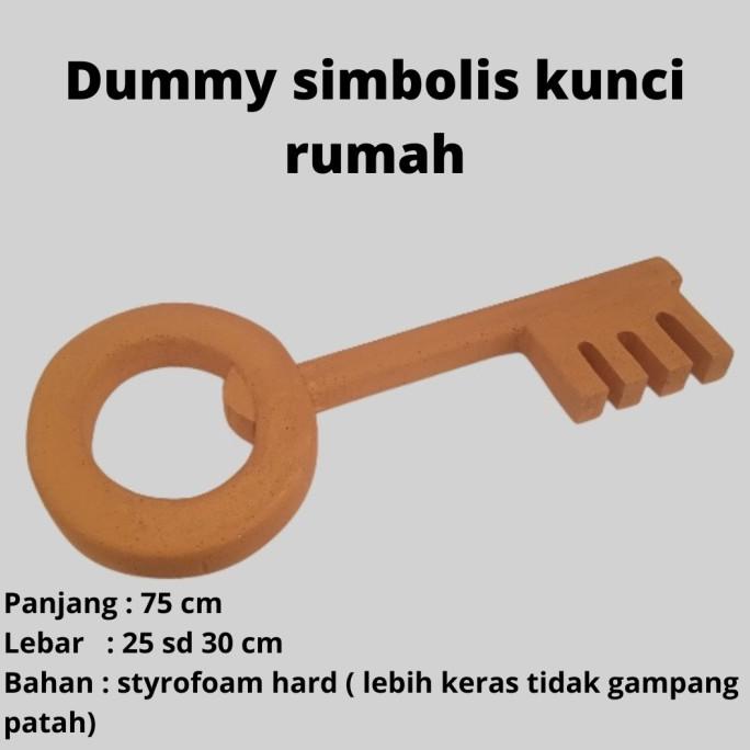Jual Kunci Rumah Simbolis / Dummy Kunci Simbolis / Kunci Styrofoam ...