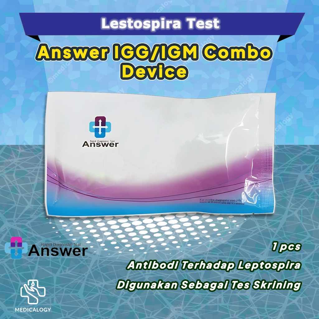 Jual ANSWER LEPTOSPIRA IGG/IGM COMBO TEST DEVICE (PER TEST) | Shopee ...