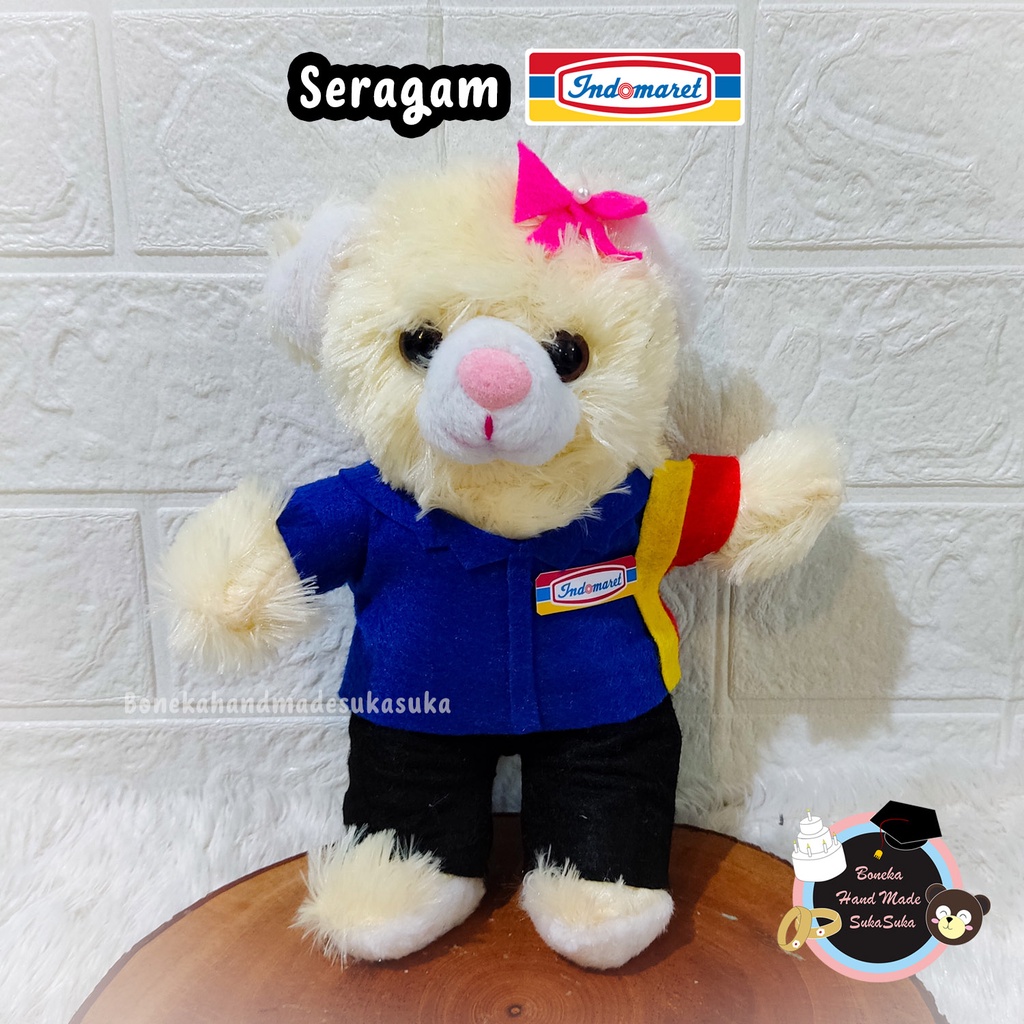 Jual Boneka Seragam Alfamart Indomaret Epson Ukuran 25cm Bisa Custom ...