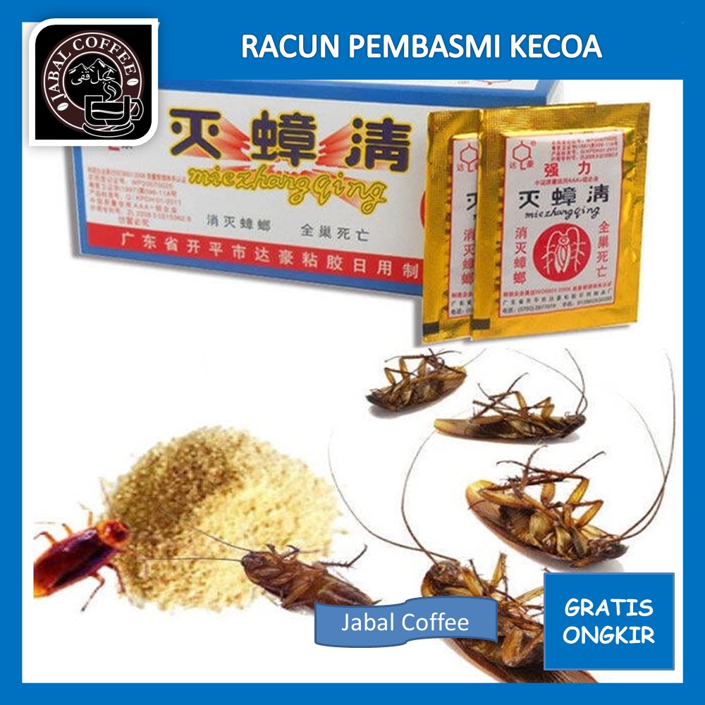 Jual Obat Anti Kecoa Zhang Qing / Racun Pembasmi Kecoa / Obat Umpan ...