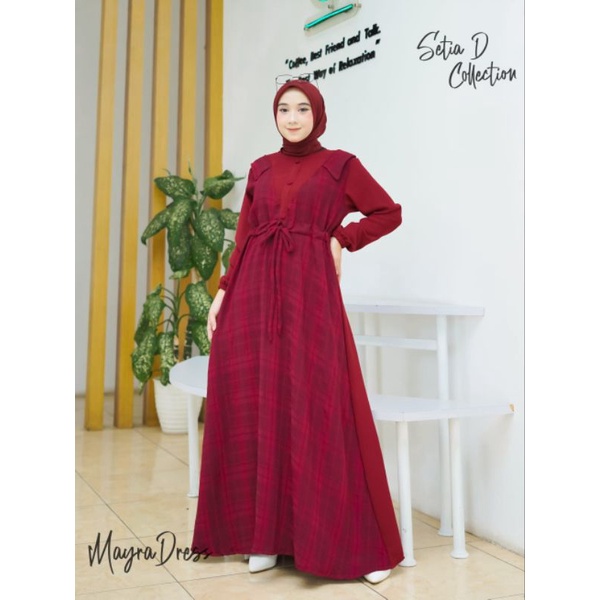 Jual MAYRA DRESS SETIA D COLLECTION | Shopee Indonesia