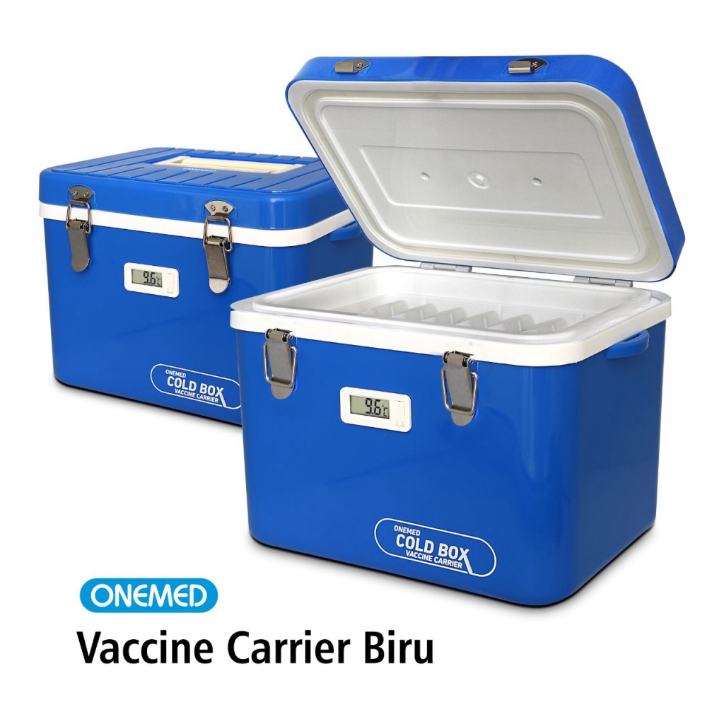 Jual Vaccine Carrier Biru 8 ltr Onemed l Cold Box l Box Vaksin | Shopee Indonesia