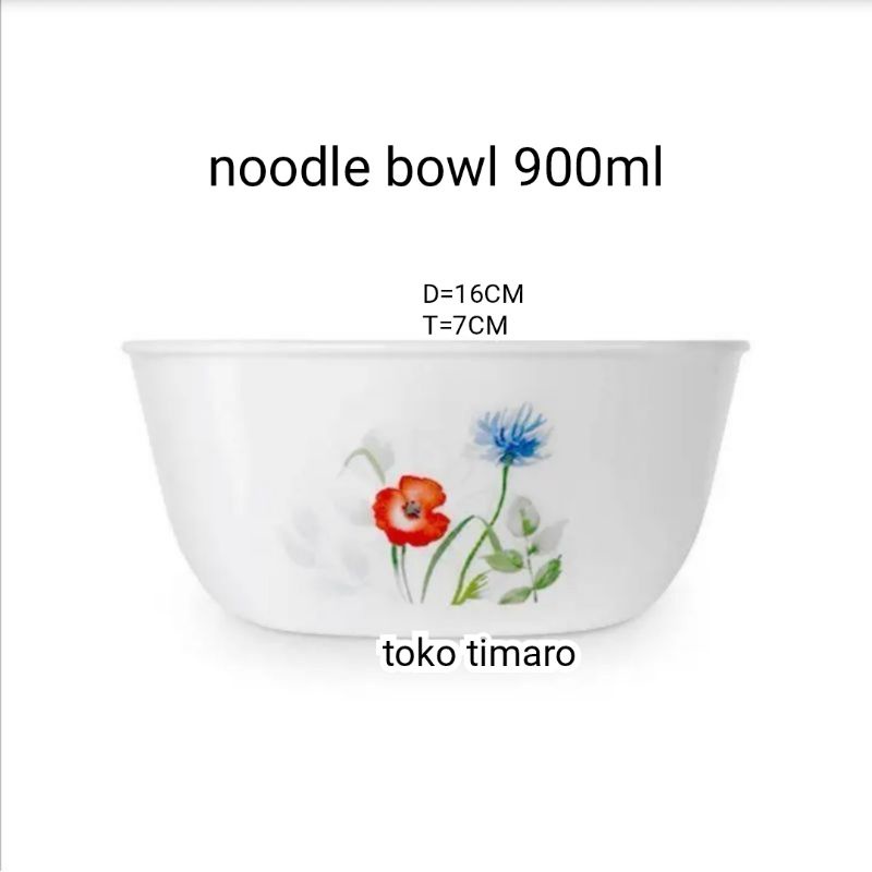 Jual CORELLE DAISY FIELD NOODLA BOWL 900ML | Shopee Indonesia