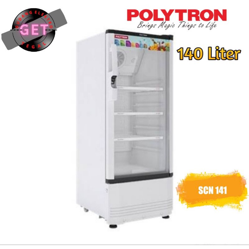Jual SHOWCASE POLYTRON 3 RAK ~ SCN 141| DISPLAY COOLER/PENDINGIN ...