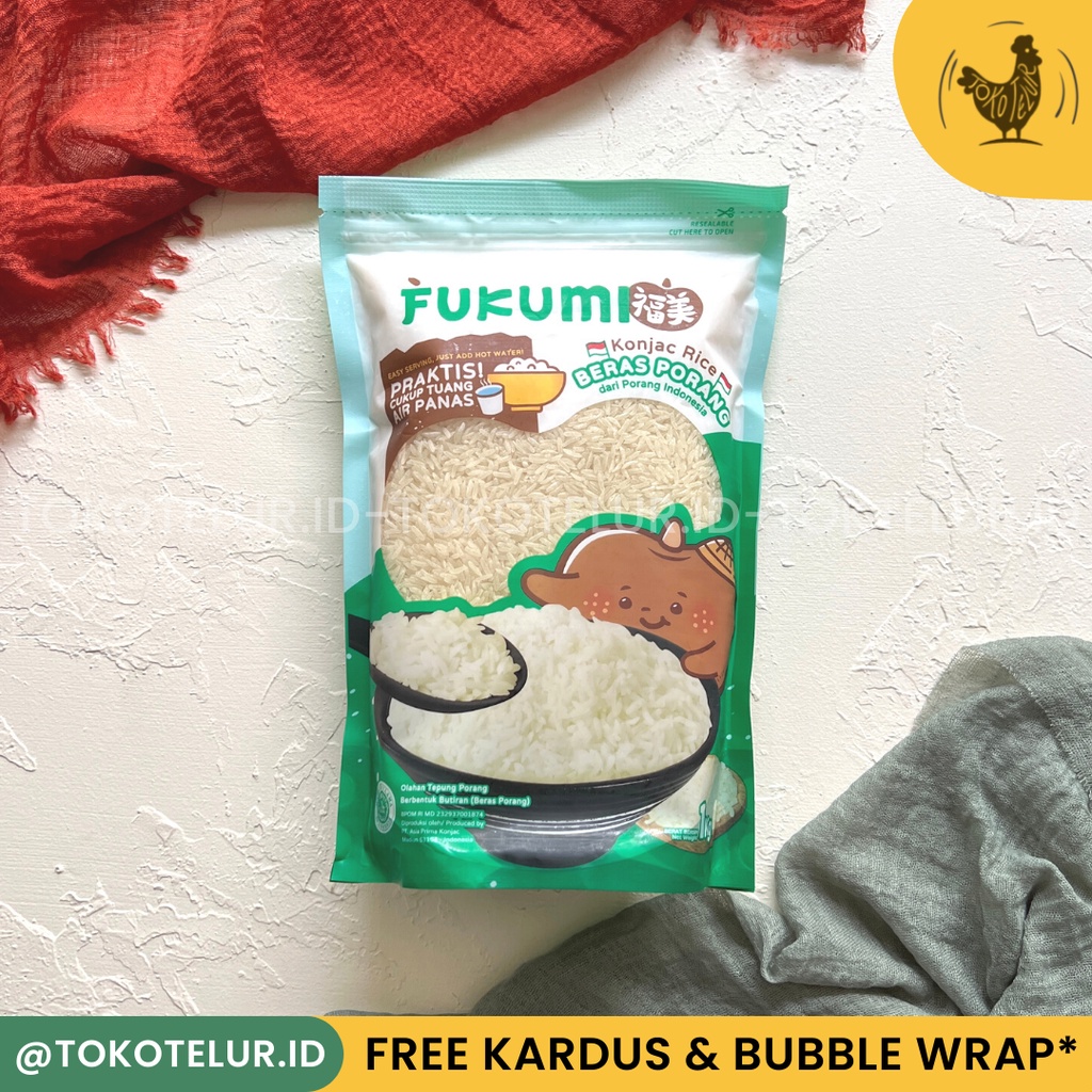 Jual Fukumi - Beras Porang (Shirataki Rice/Konjac Rice) Pouch 1KG ...