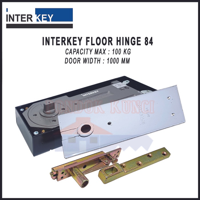 Jual Floor Hinge / Engsel lantai tanam INTERKEY INT 84 (komplit) | Shopee Indonesia