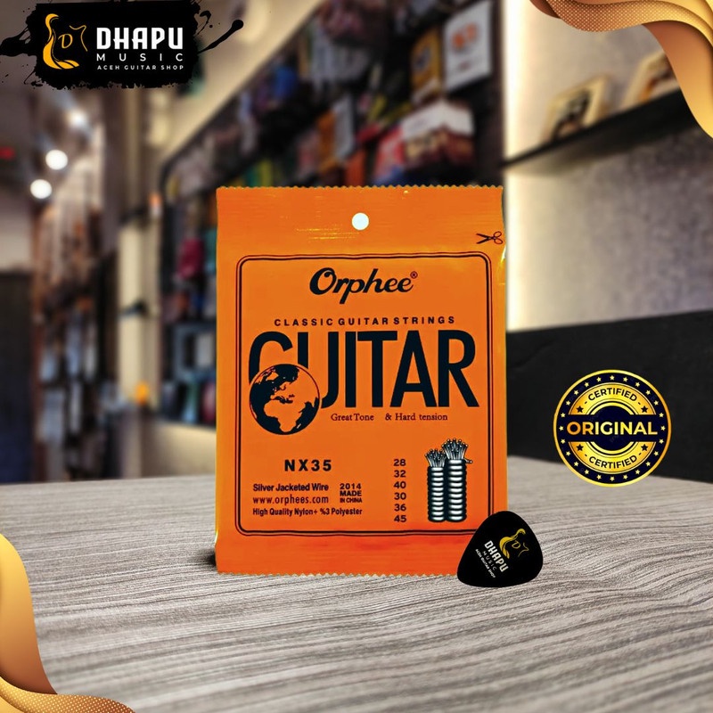 Jual Senar Gitar Classic Orphee NX35 Classic Nylon Original - Dhapu ...