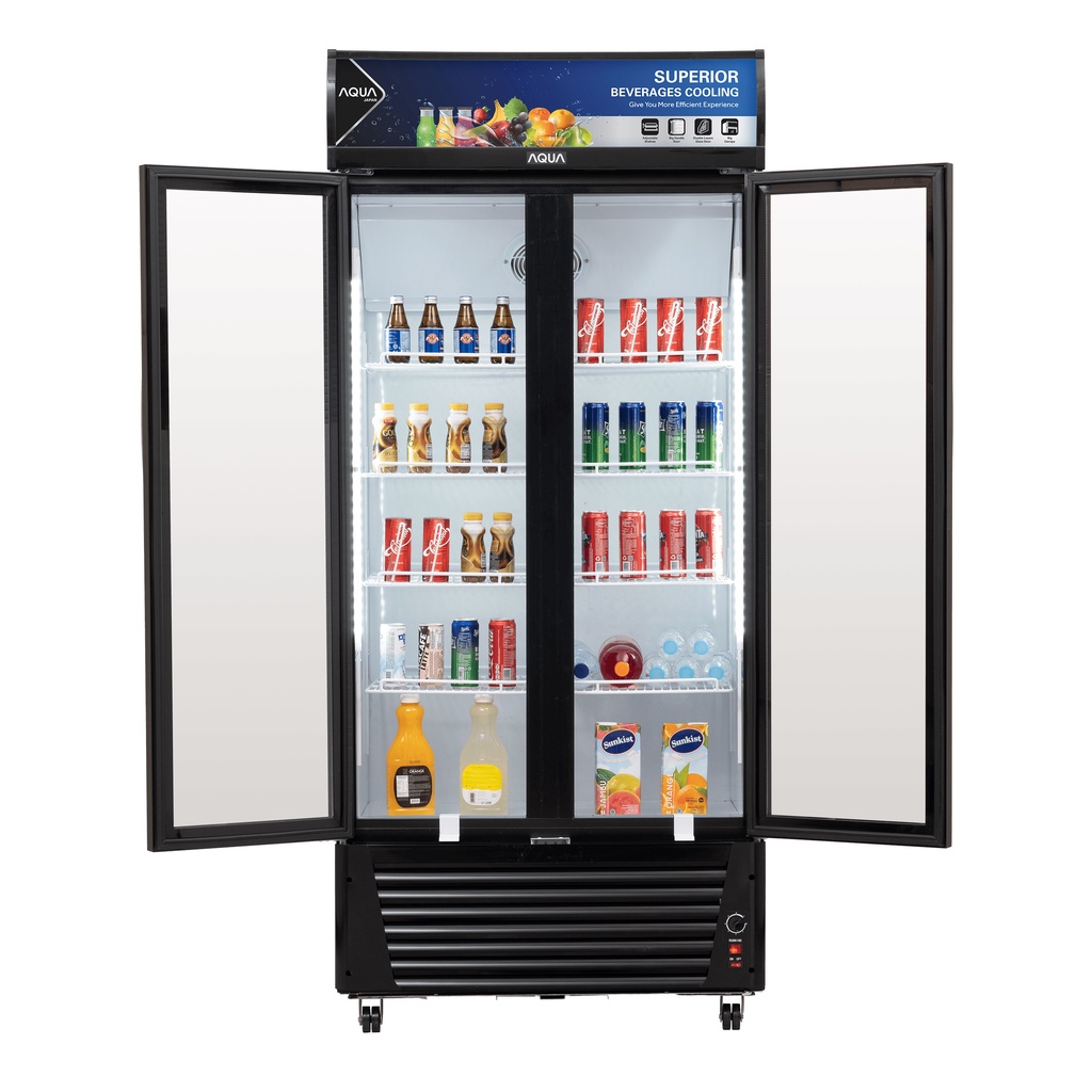 Jual SHOWCASE 2 PINTU AQUA JAPAN AQB 600 /AQB 610 BATAM | Shopee Indonesia