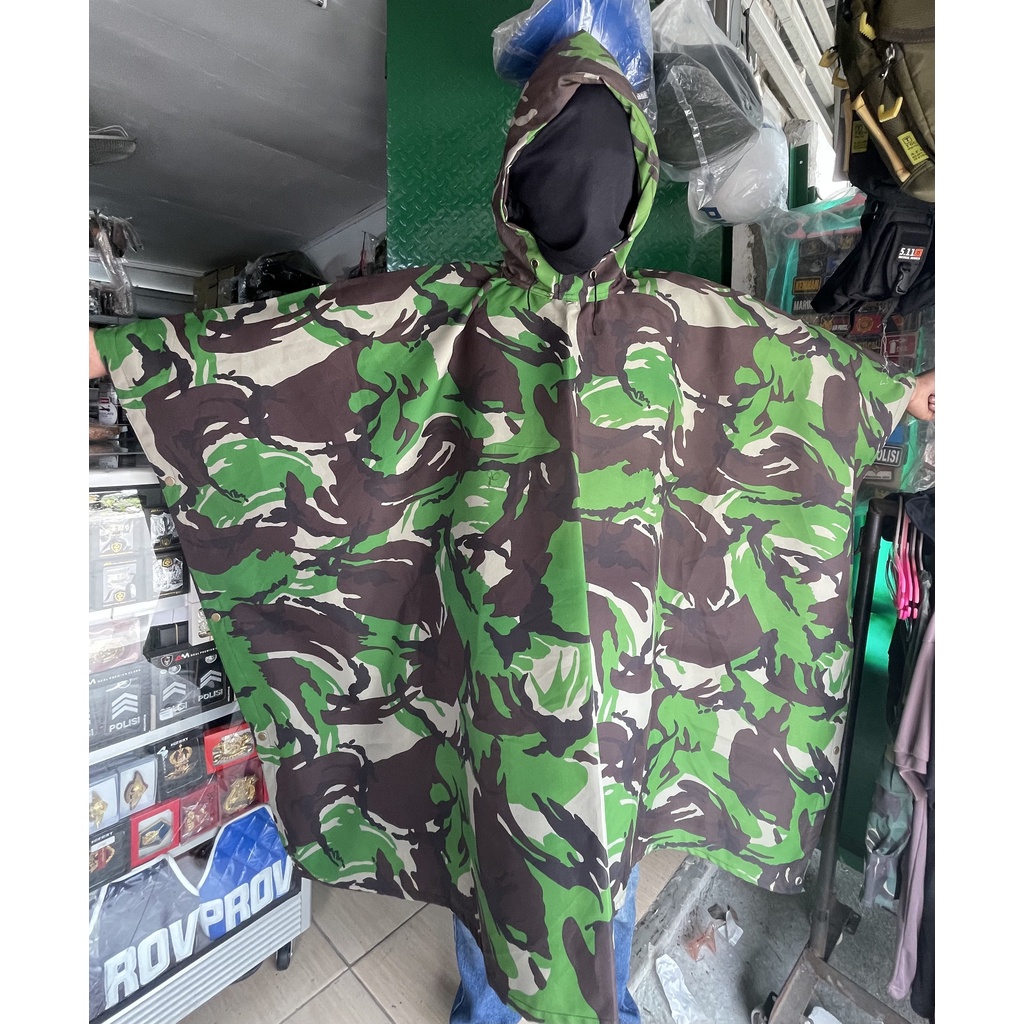 Jual Jas Hujan Loreng TNI Velbed - Jas Hujan Loreng Malvinas (Velbed ...