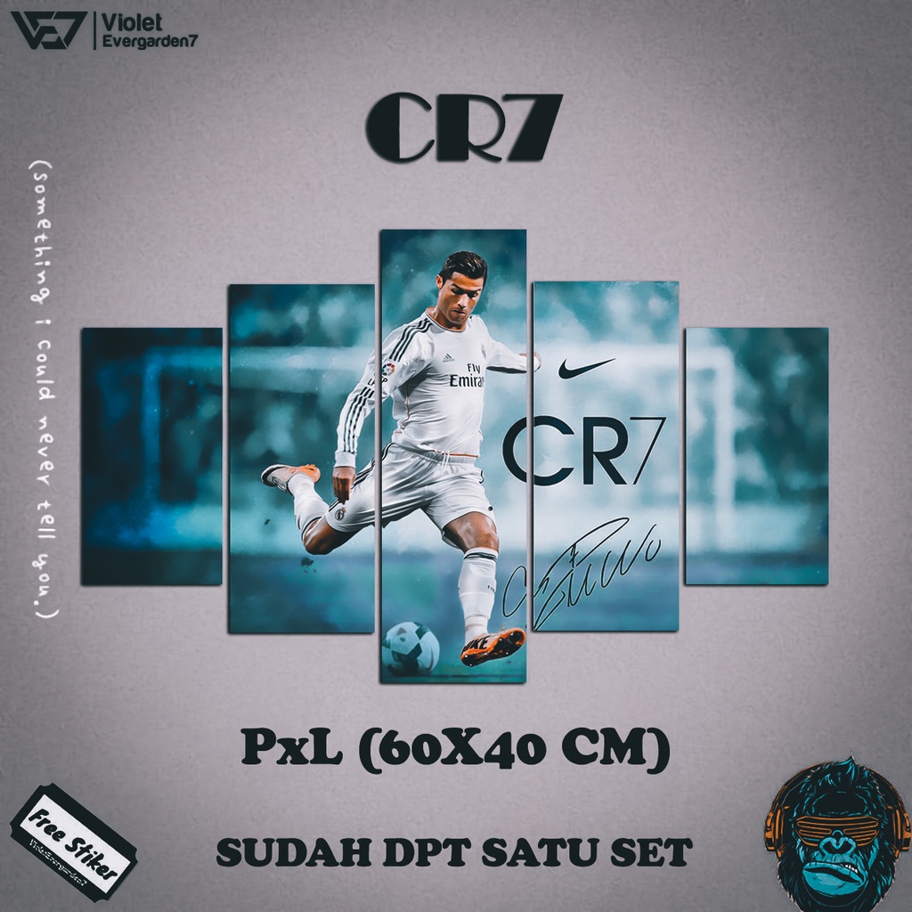 Jual WALL DECOR POSTER DINDING CRISTIANO RONALDO TERBARU/ FREE STIKER ...