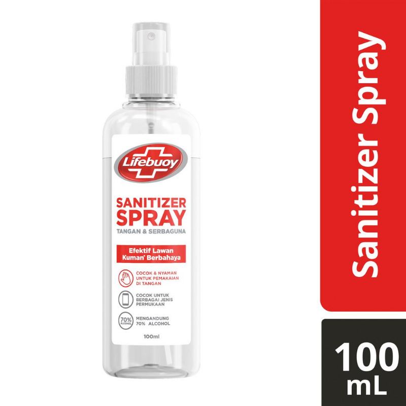 Jual Lifebuoy Hand Sanitizer Spray Multipurpose 100ml | Shopee Indonesia