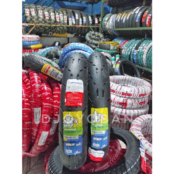 Jual Michelin Pilot Moto GP Set 90/80-17 + 100/80-17 Tubeles | Shopee ...