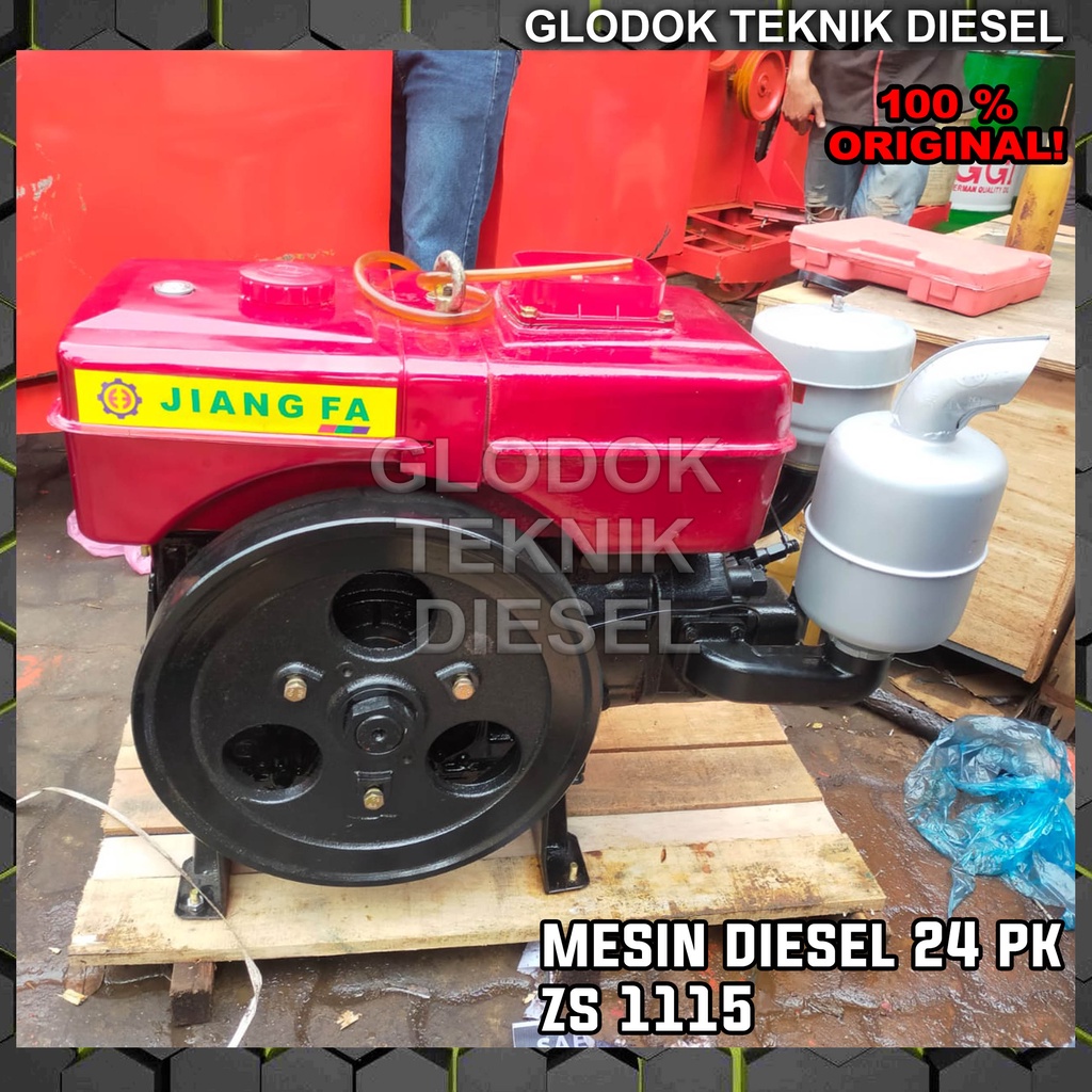 Jual Mesin Diesel 24 PK ZS 1115 24 HP Engine Diesel Machine Penggerak ORIGINAL TERBAIK | Shopee ...