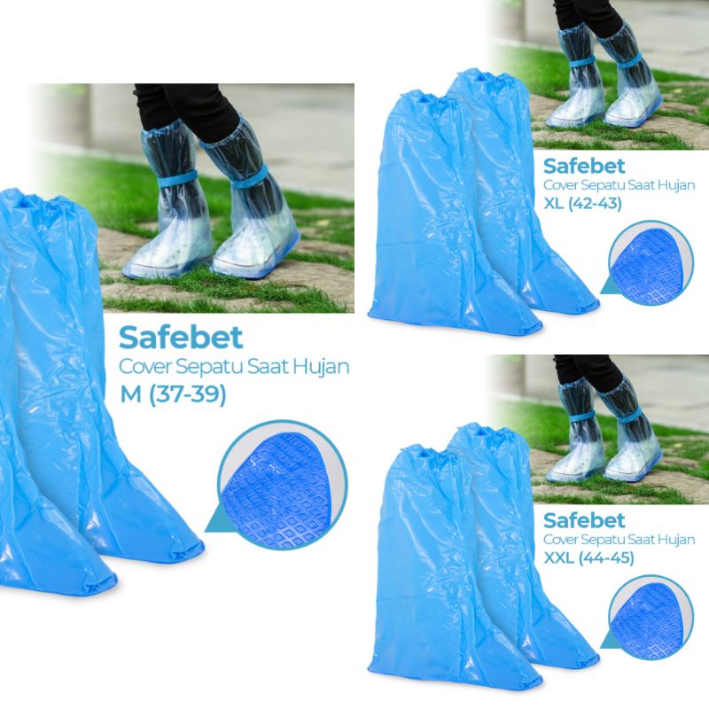 Jual Cover Hujan Sepatu Anti Hujan - Sarung Sepatu Anti Air Waterproof ...