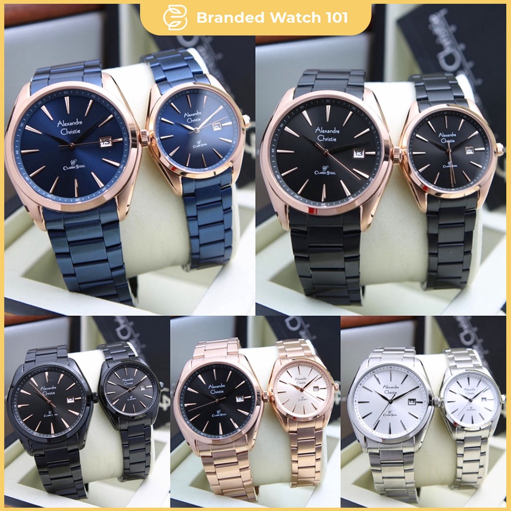 Jual ORIGINAL Jam Tangan Pria & Jam Tangan Wanita Alexandre Christie AC ...