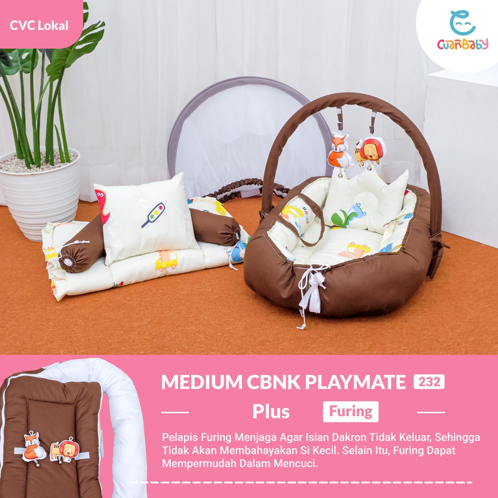 Jual Kasur Bayi Playmate Plus Bedcover Motif Swan Princess Pink Mix ...