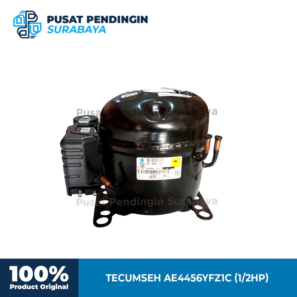 Jual TECUMSEH AE4456Y - COMPRESSOR TECUMSEH AE4456Y (1/2PK) | Shopee ...