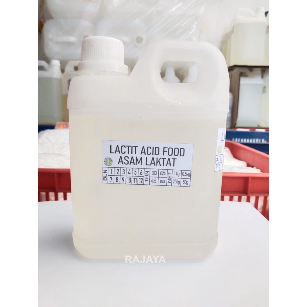 Jual Lactic acid / acid lactate / asam laktat food grade @1kg | Shopee ...