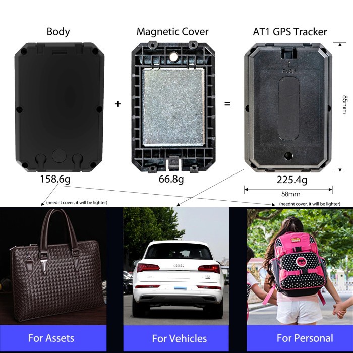 Jual GPS Tracker Portable magnet Concox AT1 | Shopee Indonesia