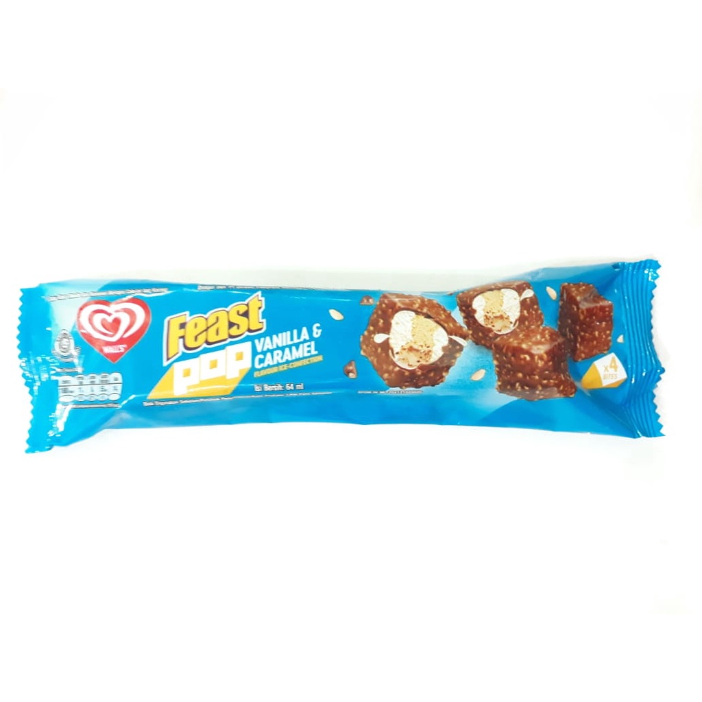 Jual ICE CREAM WALLS FEAST POP 64ML | Shopee Indonesia