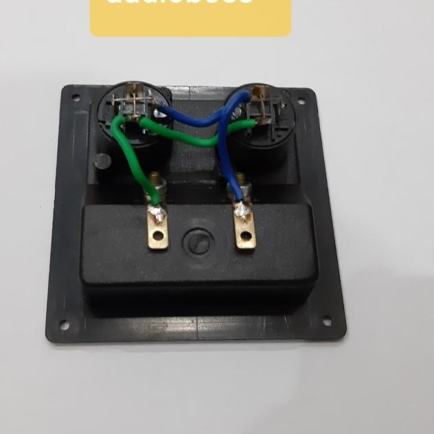 Jual Terminal Kotak Box Speaker 2 PIN dengan kabel konektor | Shopee ...
