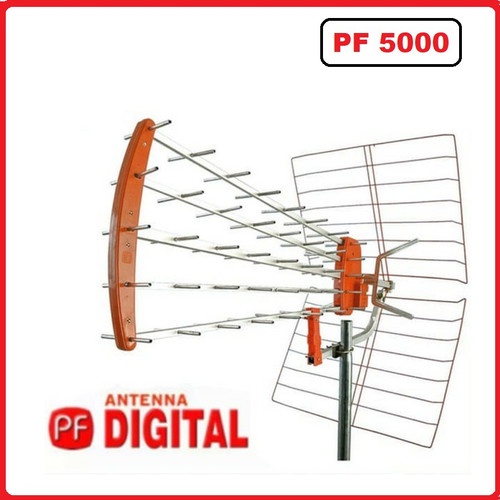 Jual Antena TV Luar PF Goceng PF5000 Super High Gain UHF Super Jernih ...