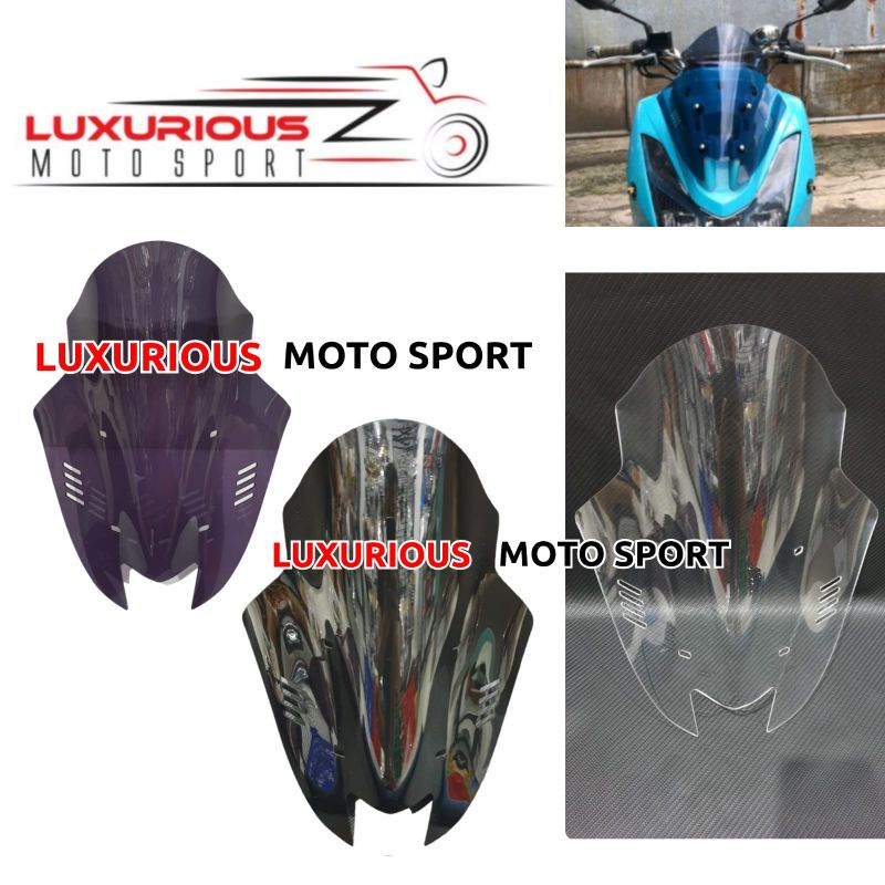 Jual windshield pendek lexi windshield tdr sirip lexi visor tdr jenong ...