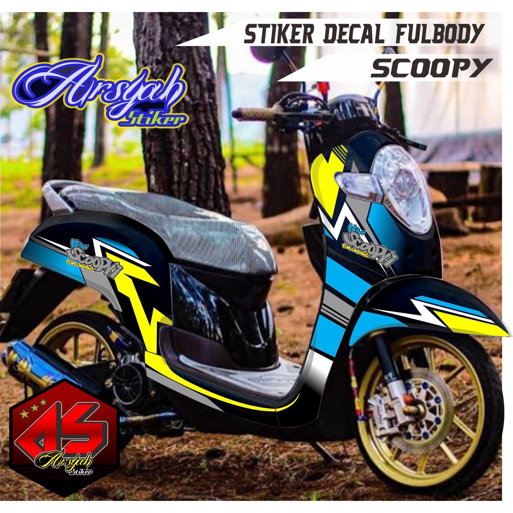 Jual Decal scoopy full body Full Blok Decal Scopy Dekal New Fi 2019 ...