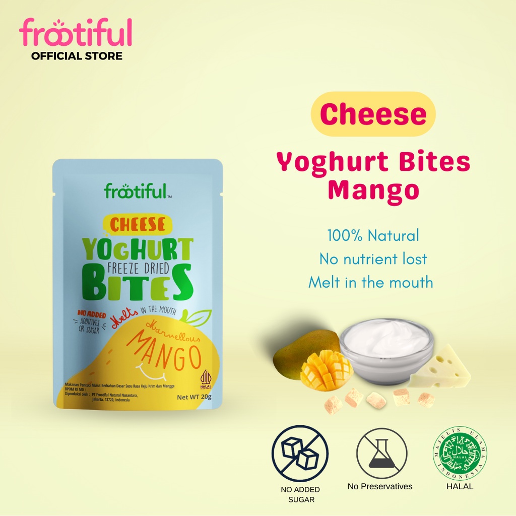 Jual Frootiful Yoghurt Bites Mango | Shopee Indonesia