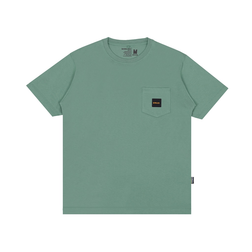 Jual Dobujack Tshirt Denial Pocket Sage Green Tees | Shopee Indonesia