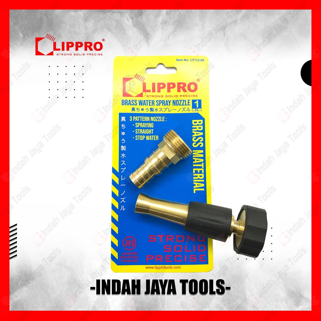 Jual LIPPRO LT112-06 Brass Water Spray Nozzle - Semprotan Air Taman ...