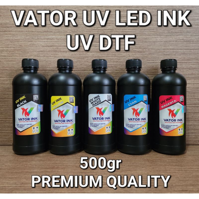 Jual Tinta UV LED Vator 500gr Print UV DTF Film Flatbed Printer Hard Soft Ink | Shopee Indonesia