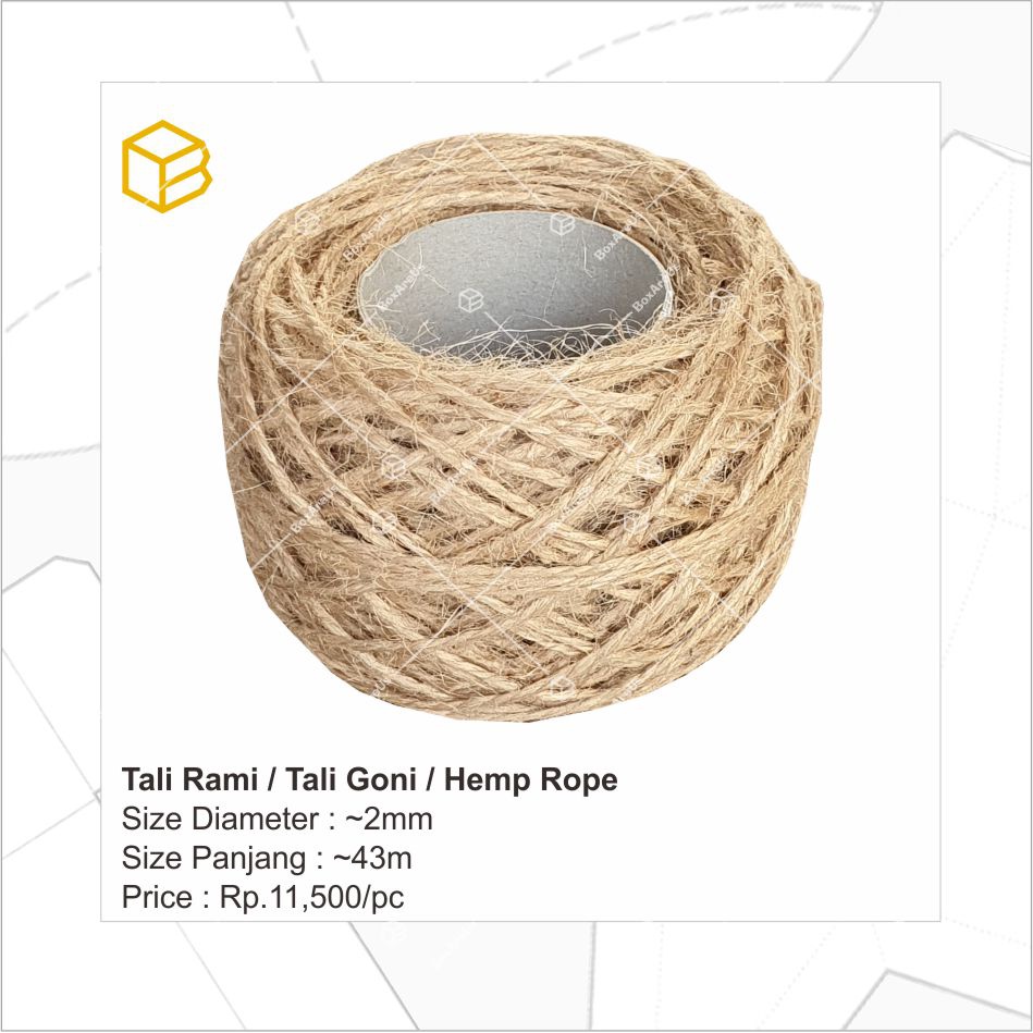 Jual Tali Rami / Tali Goni / Hemp Rope | Shopee Indonesia