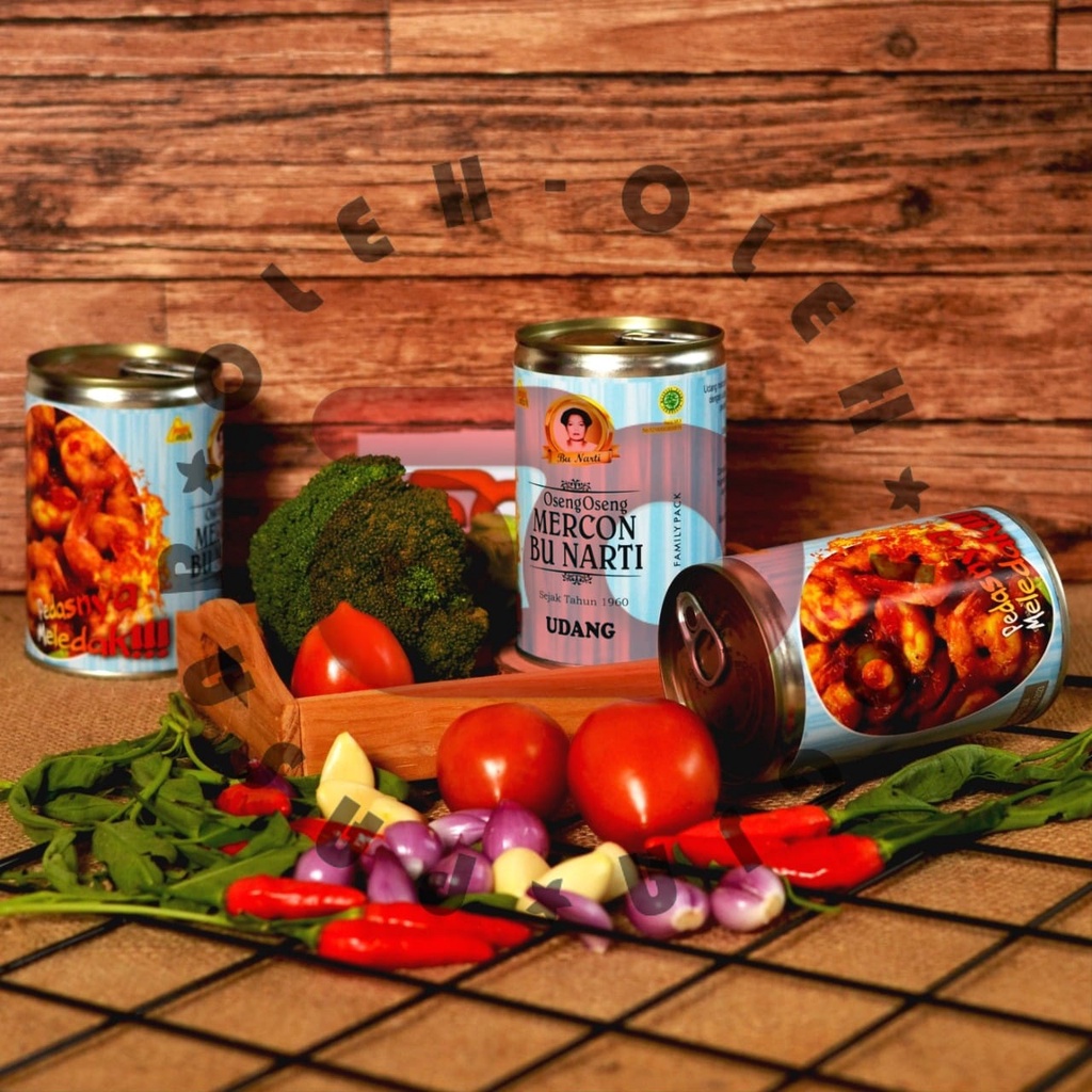 Jual Oseng-Oseng Mercon Bu Narti Makanan Khas Jogja Kemasan Kaleng ...