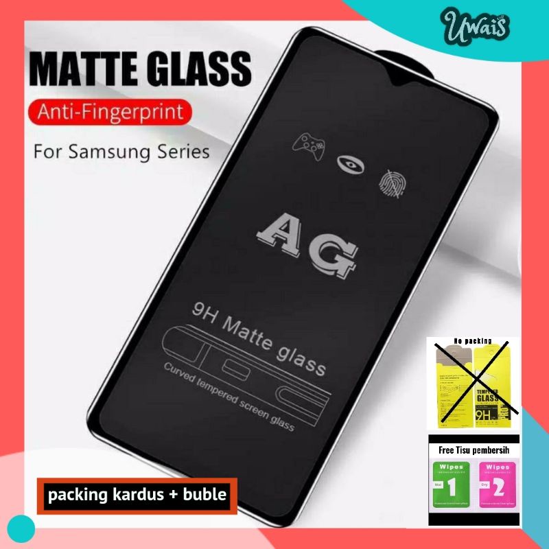 Jual TG tempered glass Matte AG hitam doff gelap anti minyak full cover layar Realme C1 C2 C3 ...