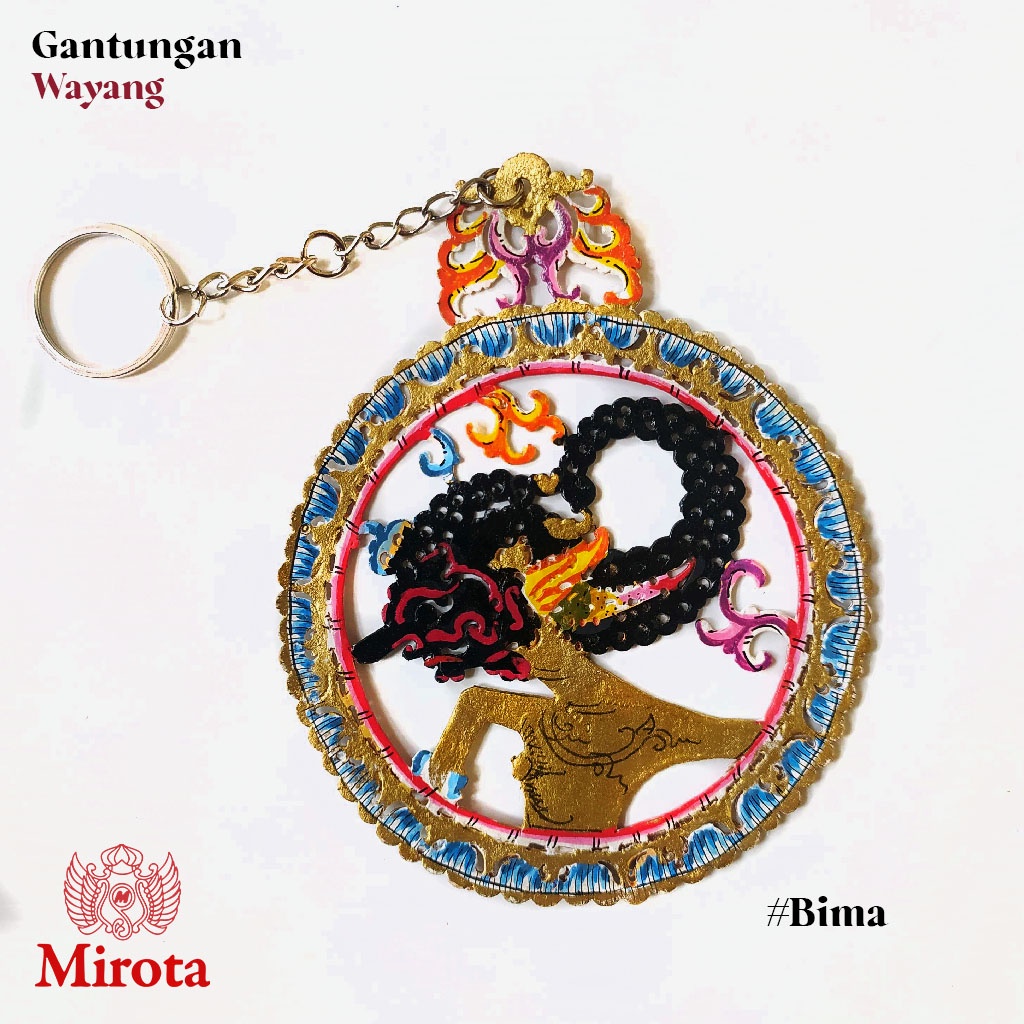 Jual Gantungan Kunci Wayang Kulit | Souvenir Gantungan Maskot Wayang | Shopee Indonesia