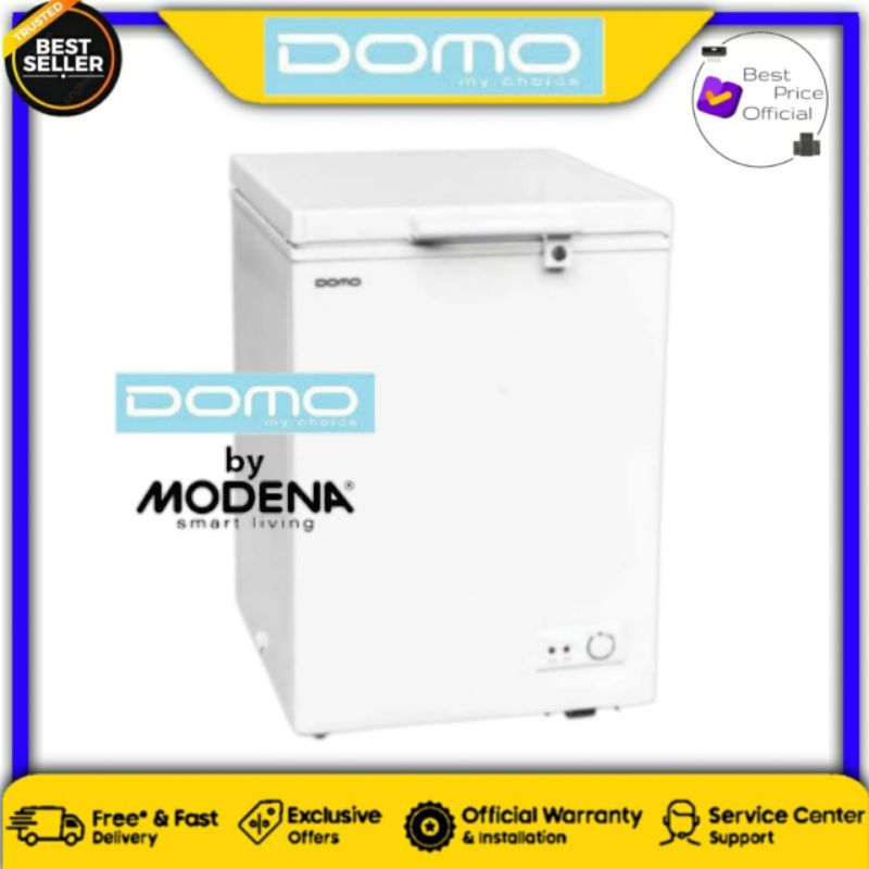 Jual Chest Freezer DOMO BY MODENA DF-0120W DF 0120W Freezer Box 116 Liter | Shopee Indonesia