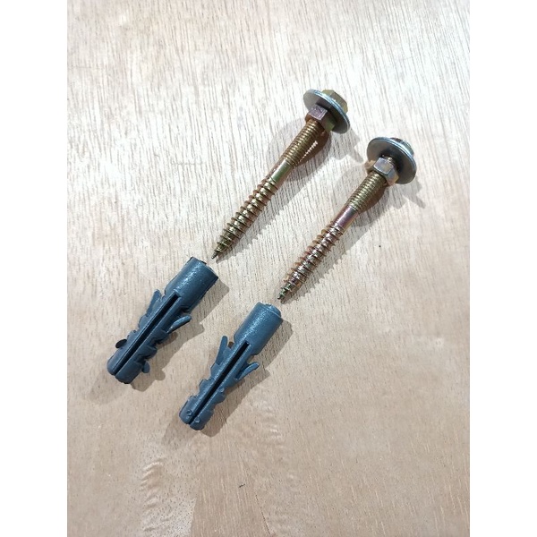 Jual Baut dudukan Closet duduk model Toto / Baut kloset duduk s12 ...
