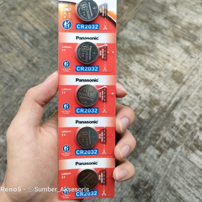 Jual ORIGINAL Baterai Panasonic CR2032 Batre CR 2032 Lithium 3V Battery ...