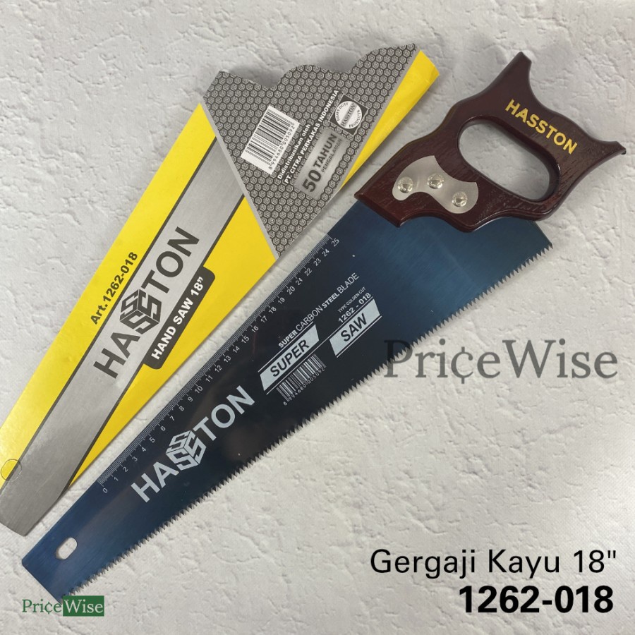 Jual Gergaji Tangan Gg Kayu Plat Biru 18 inch Hasston 1262-018 Prohex ...